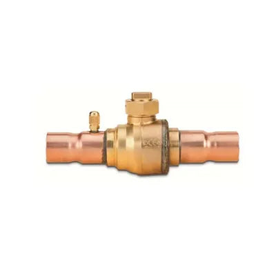 VRF Refrigerant Isolation Ball Valve W/1/4 in. Access Fitting - 1/2 in ...