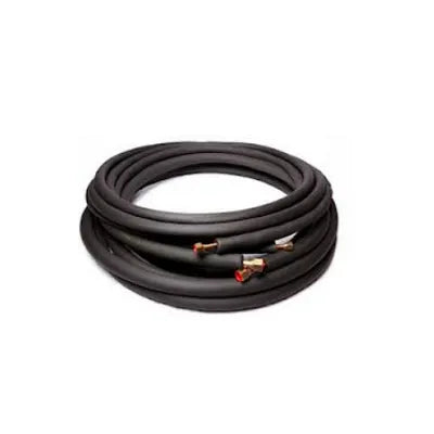 30 Feet Line Set - 1/4 in. Liquid Line x 1/2 in. Suction Line w/1/2 in ...